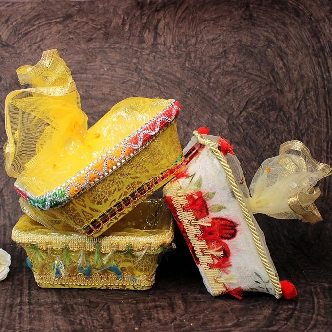 Prime Decorative Net Gift Basket Hampers| Mini Gift Organizer Buckets ...