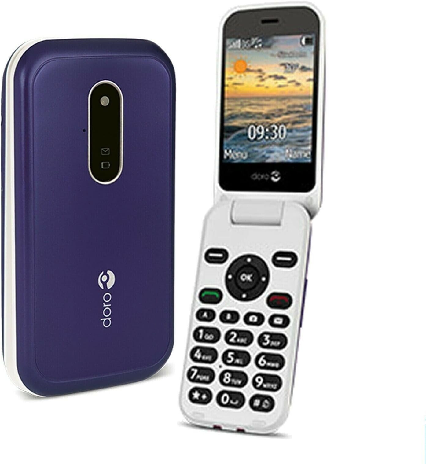 Doro 6620 Big Button Mobile Phone for Seniors with 2.8" Screen Purple ...