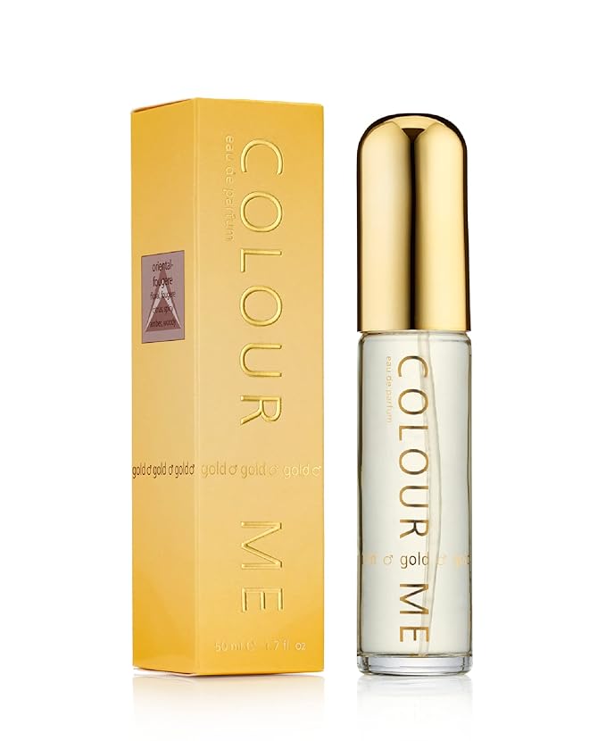 COLOUR ME Men Homme Gold Eau De Floral Spray Parfum 50Ml : Amazon.in ...