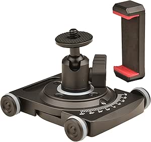 Amazon.co.jp: Portable Camera Slider 4 Wheel Desktop Dolly Video Track ...