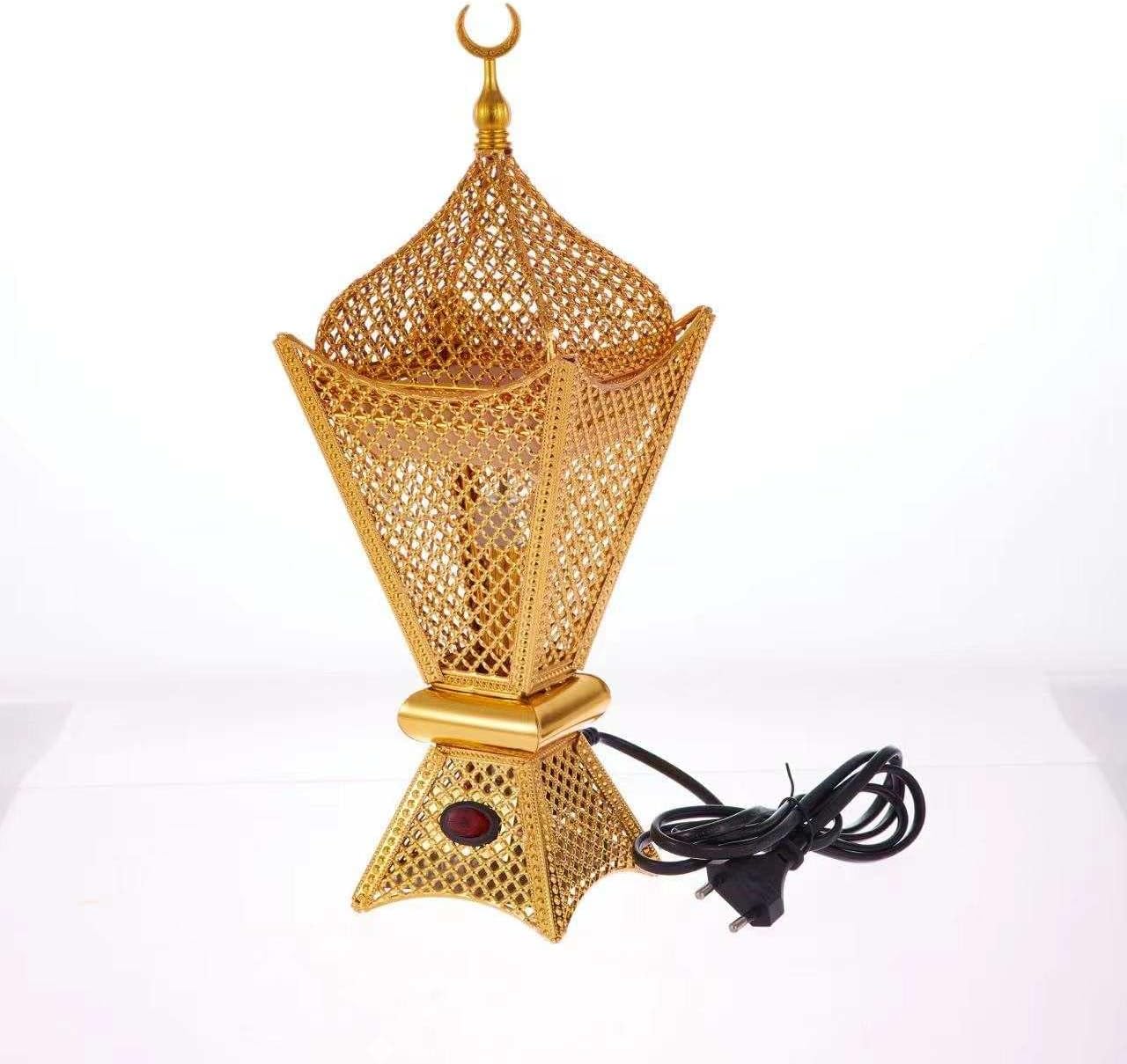 Electric Incense Bakhoor Burner for Home | UK PLUG (Royal Pyramid Gold ...