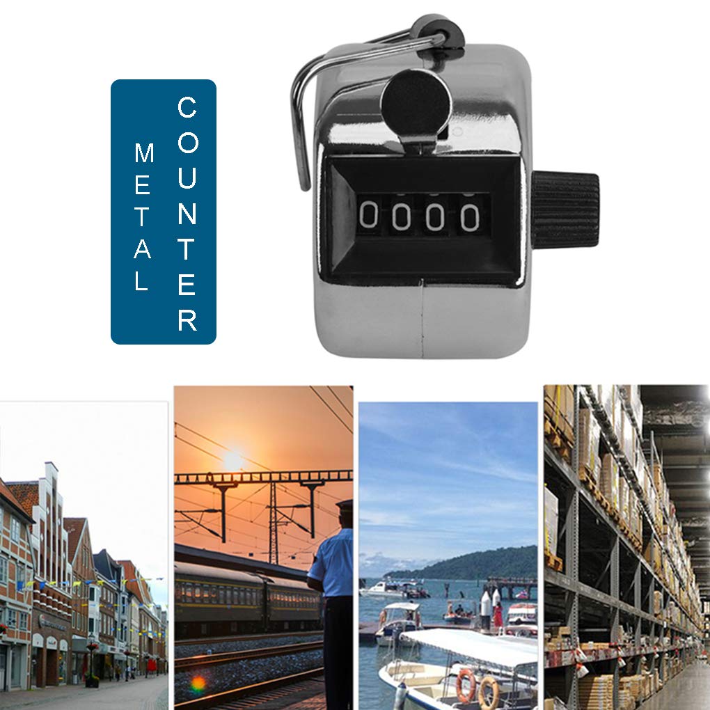 Snapklik.com : Hand Tally Counter Clicker 4-Digit Counting Device ...