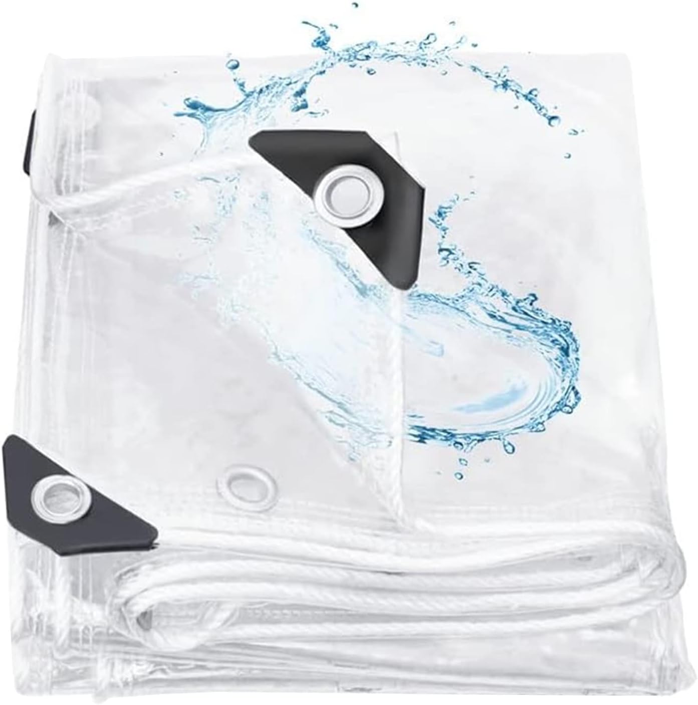 Amazon.com: Heavy Duty Waterproof PVC Transparent Tarpaulin Clear Tarp ...