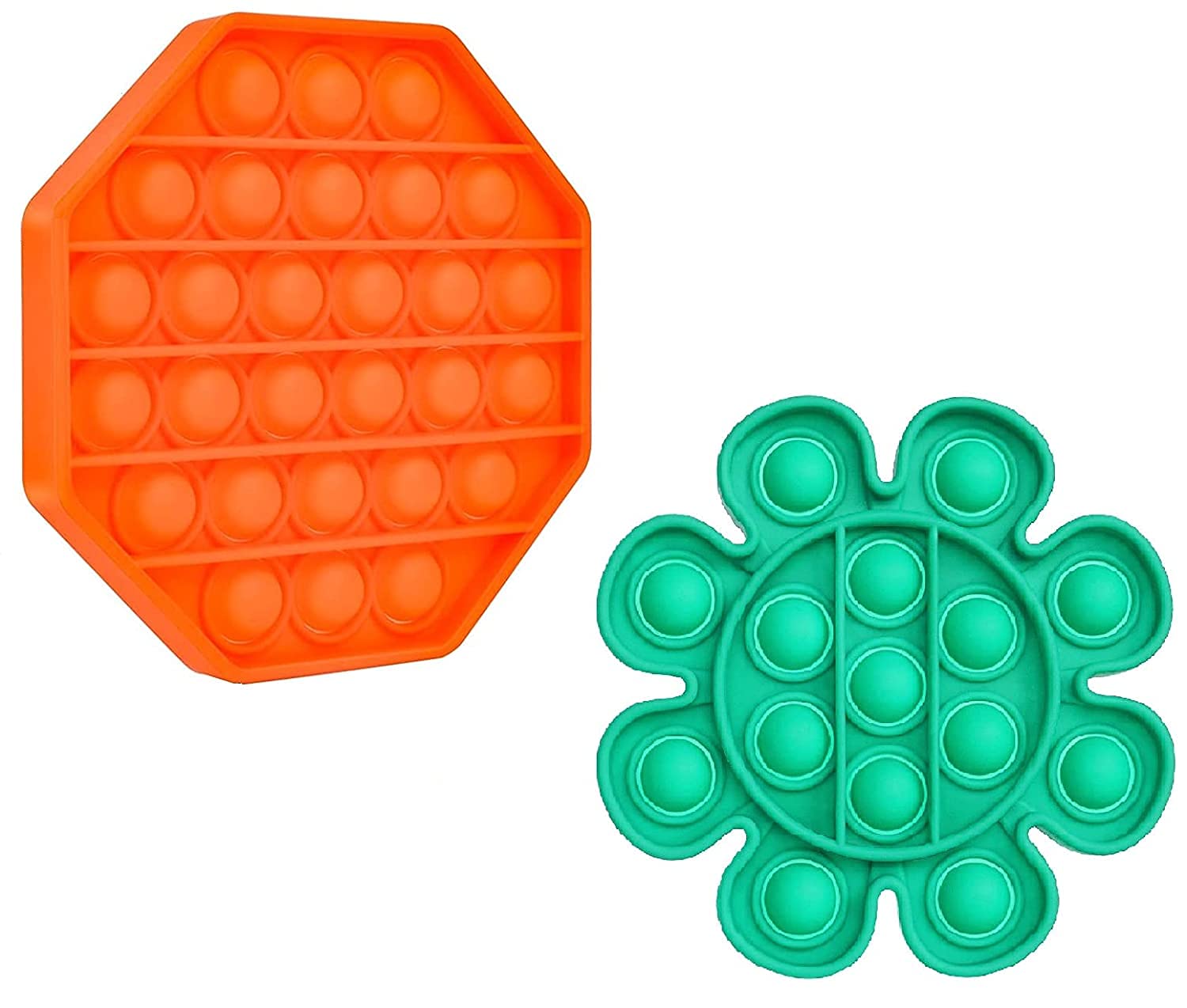 Buy FunBlast Pop it Toy for Kids, Pack of 2 Unit - Flower with ...