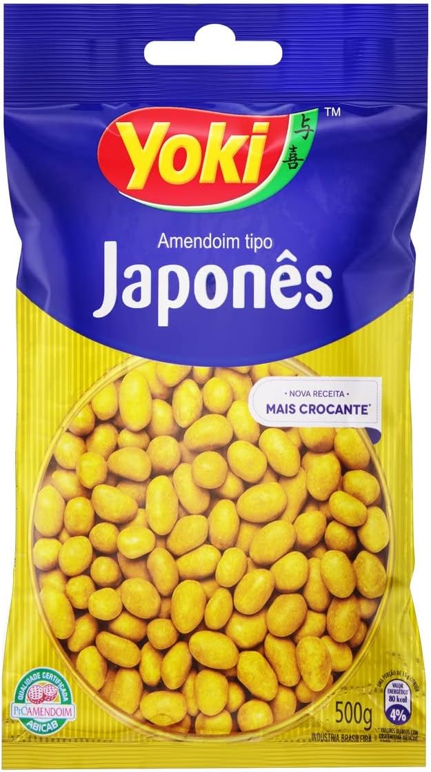 Amendoim Japonês Yoki Pacote 500g : Amazon.com.br: Alimentos e Bebidas