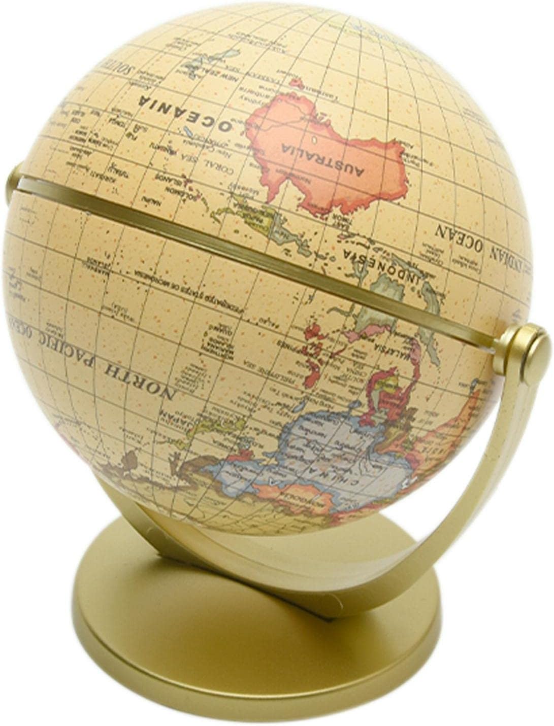 Exerz 14cm World Globe Mini Antique Globe - Educational/Geographic ...