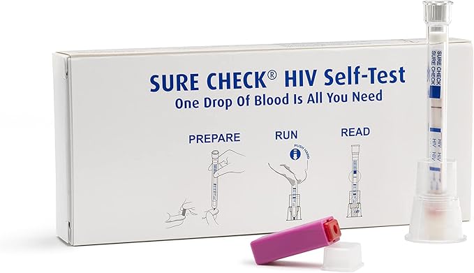 SURE CHECK® HIV Self-Test – Home Test Kit 99.9% Accurate, Gives Your ...