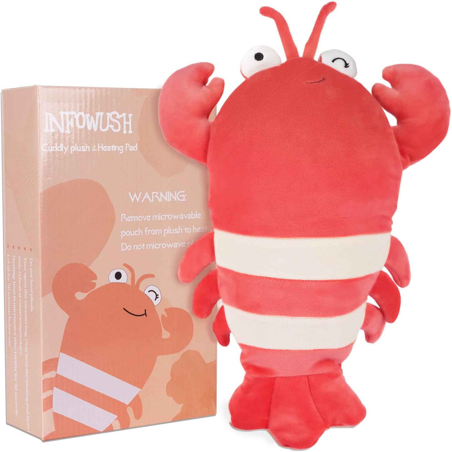 Amazon.com: Intoypad Axolotl Microwavable Heating Pad - Soft Cozy Plush ...