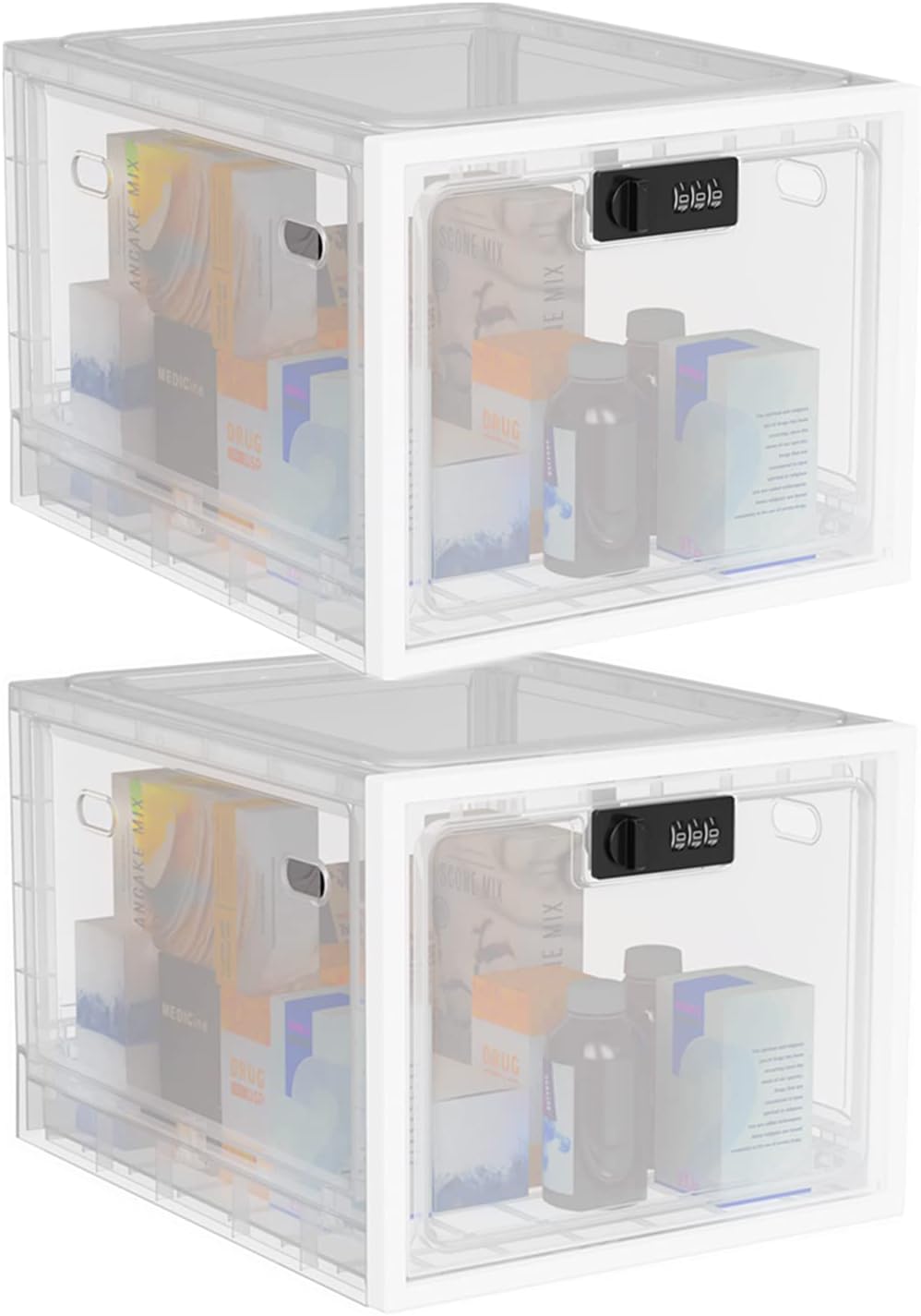 Amazon.com: Medicine Box with Combination Lock,Lock boxes for ...