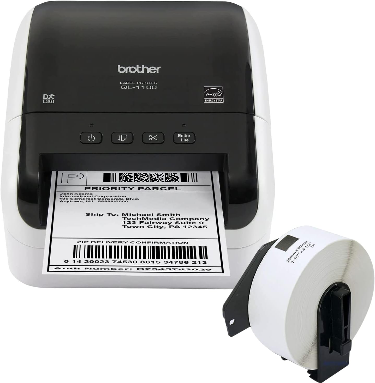 Amazon.com : Brother QL-1100 Wide Format Wired Thermal Label Printer ...
