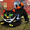 Amazon.com: COMIN 6 FT Halloween Inflatables Black Cat Outdoor ...