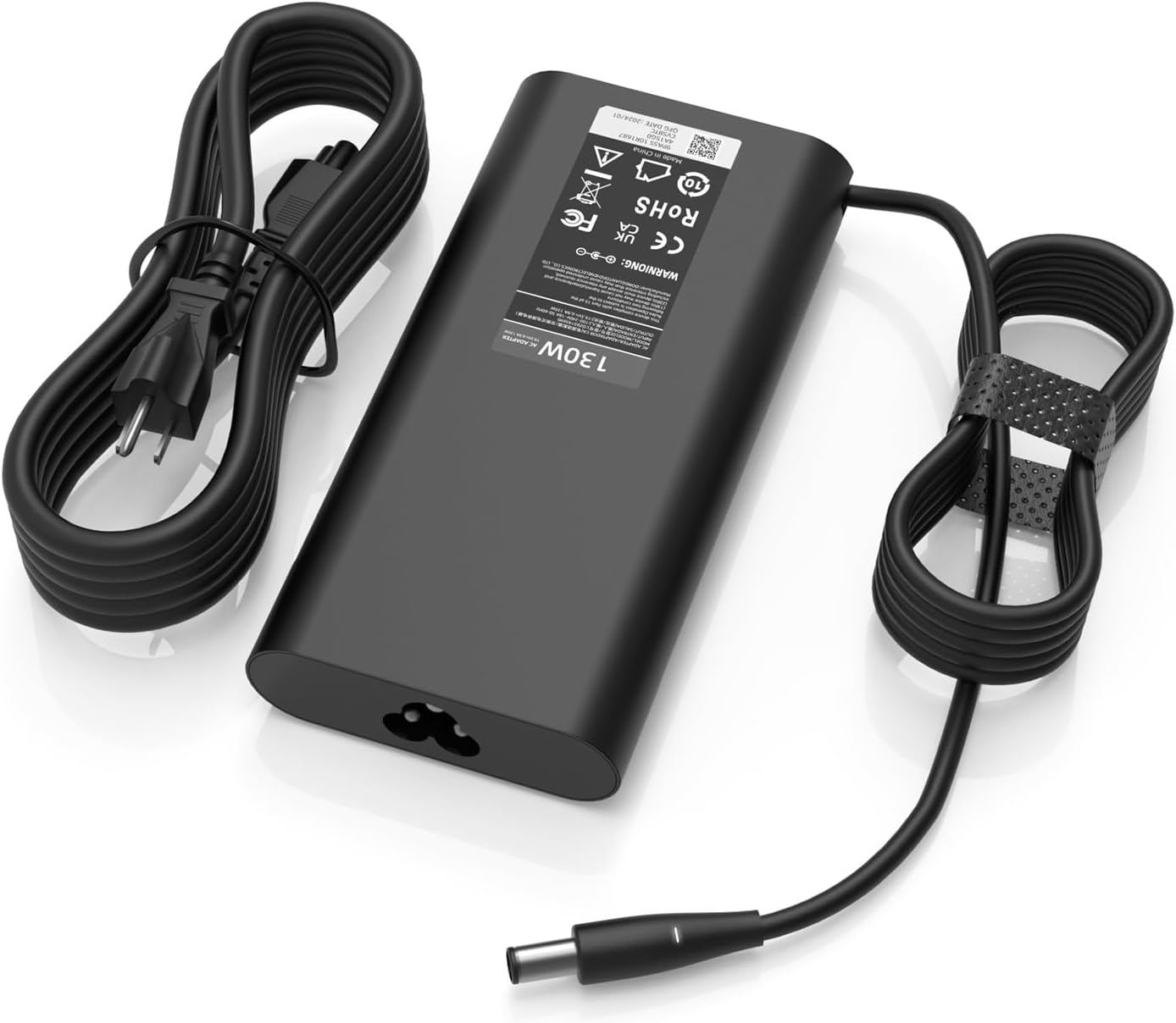 Amazon.com: 130W 4.5mm Round Tip Laptop Charger for Dell XPS 15 9530 ...