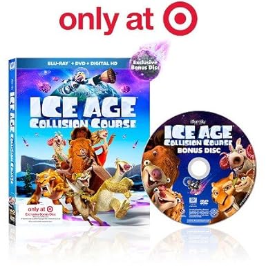 Amazon.com: Ice Age: Collision Course Target Exclusive Edition Bluray ...