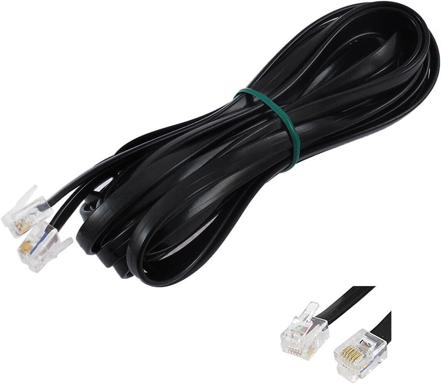 Melfi USA/USA Type Phone Cord Telephone Line Extension Cord Cable Wire ...