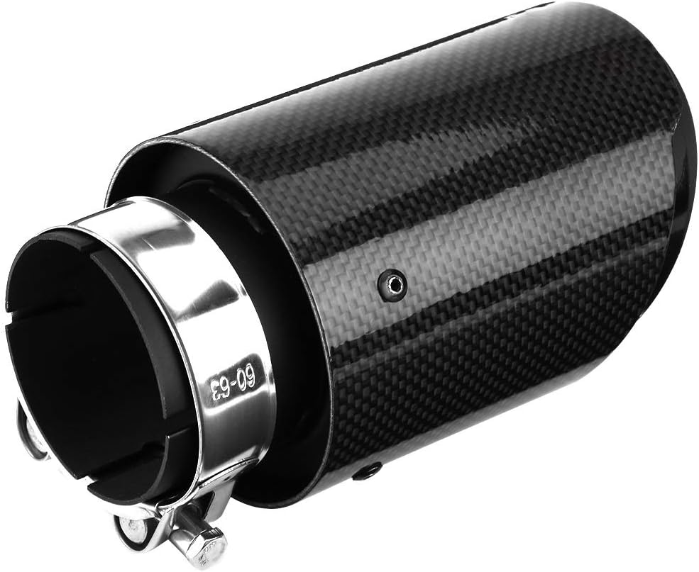 Jadeshay Exhaust Tips Muffler,Car Exhaust Tail Pipe Carbon Fiber ...