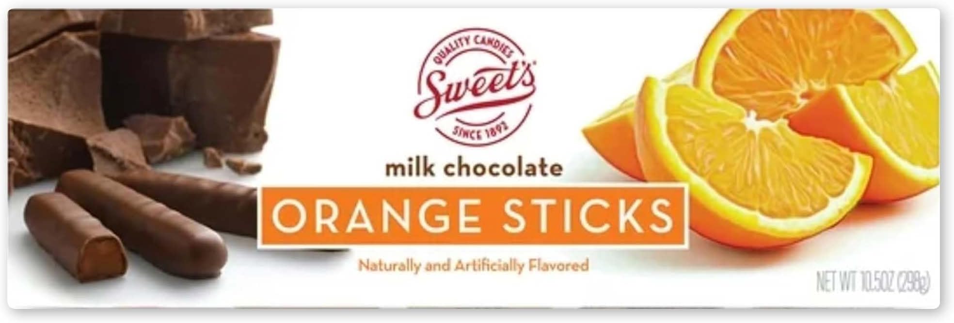 Amazon.com : Sweet Candy Company Milk Chocolate Orange Sticks - Gourmet ...