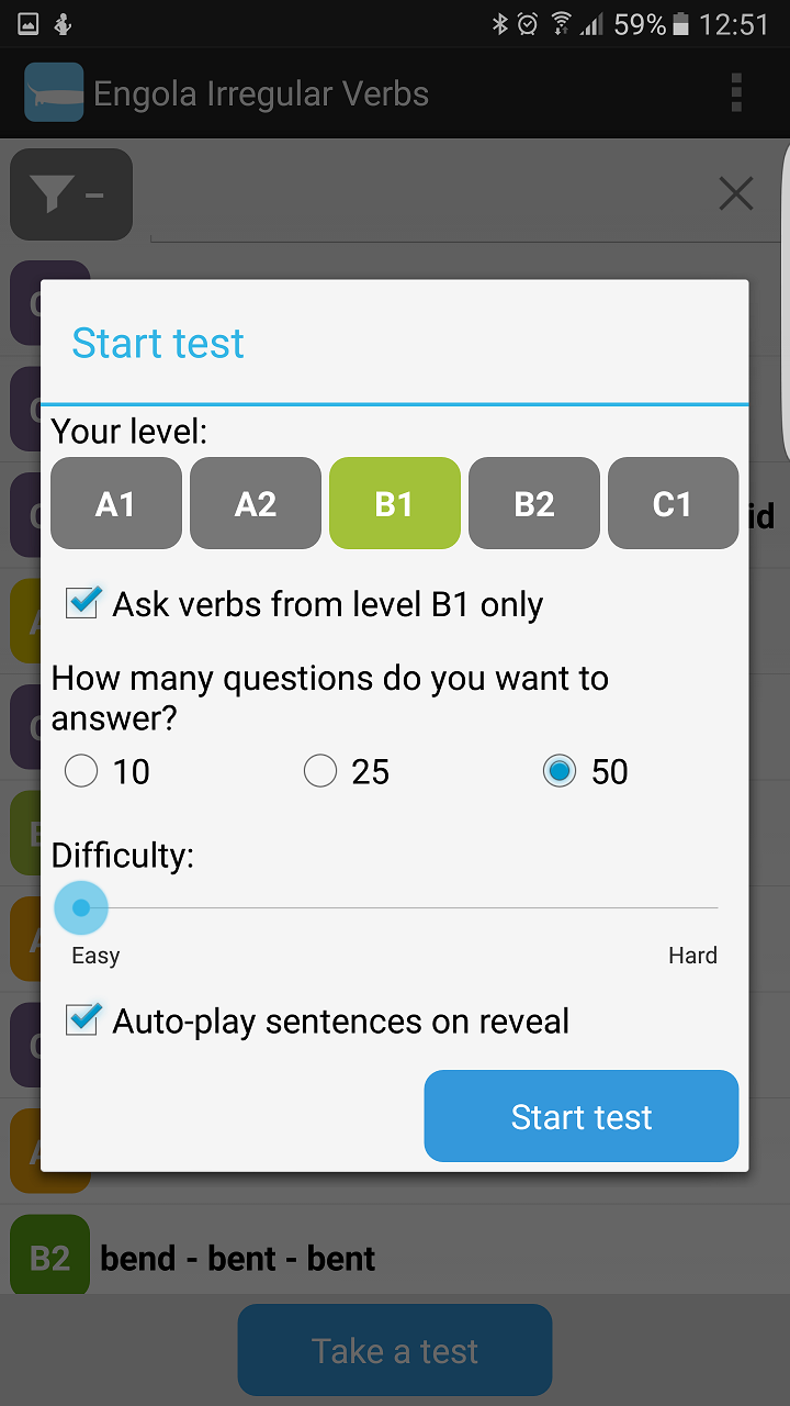 Irregular Verbs:Amazon.com:Appstore for Android