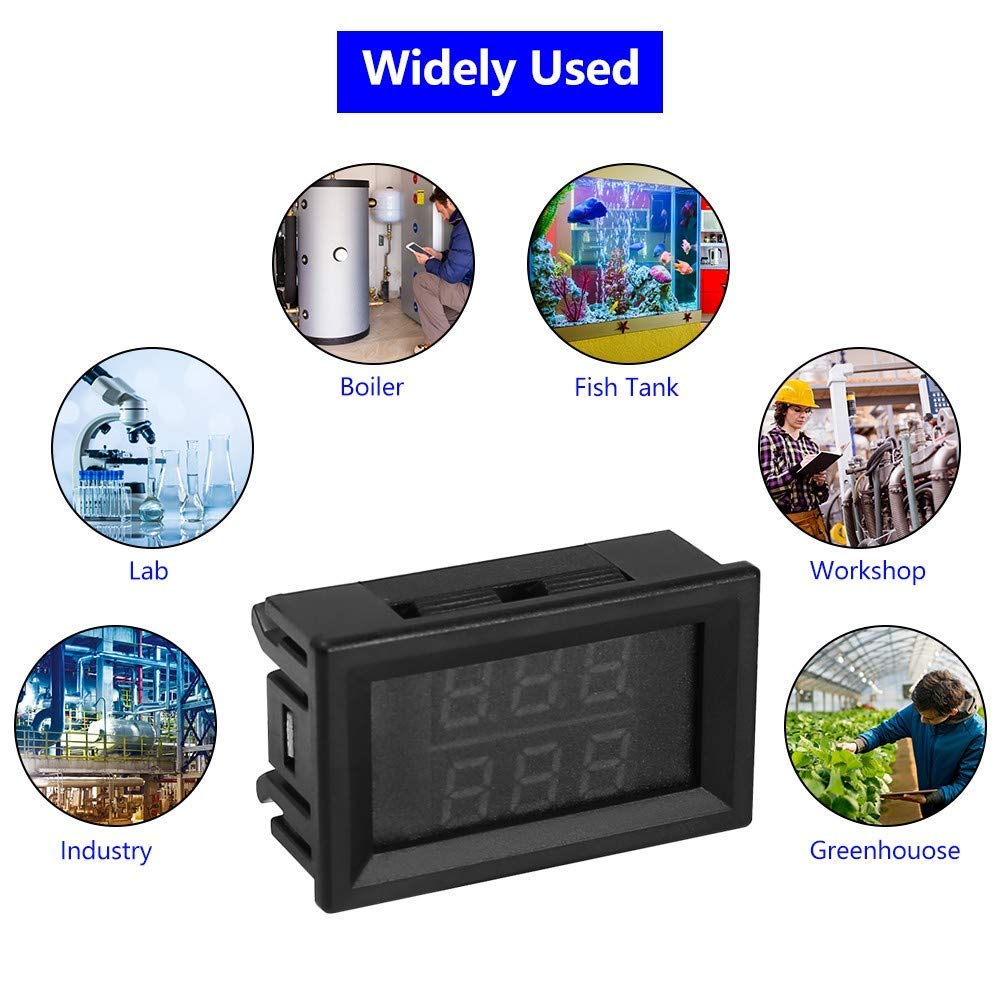 Industrial Temperature Monitoring Meter, PEMENOL High and Low ...