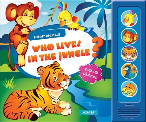 Who Lives in the Jungle?: Pop-Up Pictures (Funny Animals) : AZ Books ...