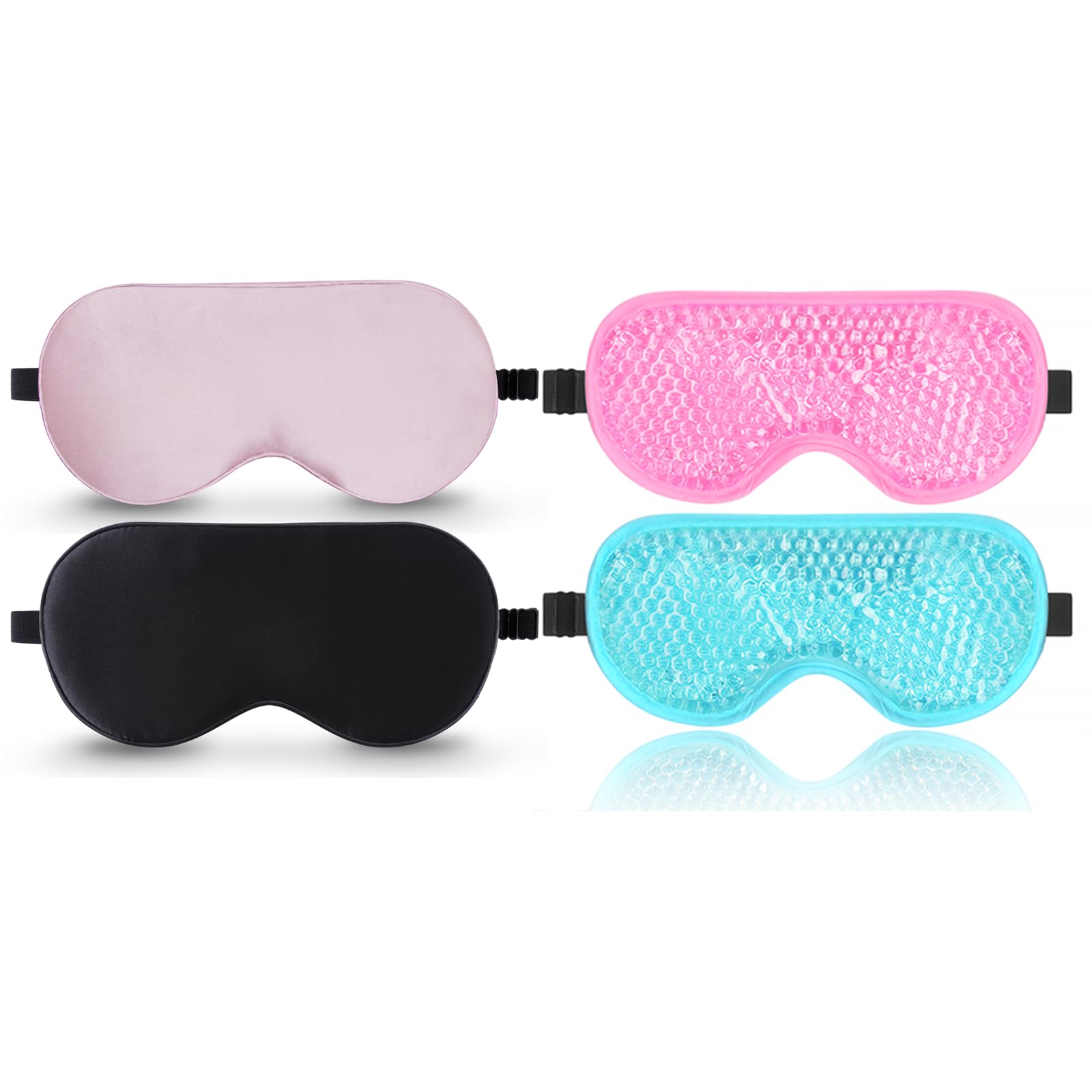 Amazon.com: BeeVines Silk Sleep Mask & Gel Eye Mask : Health & Household
