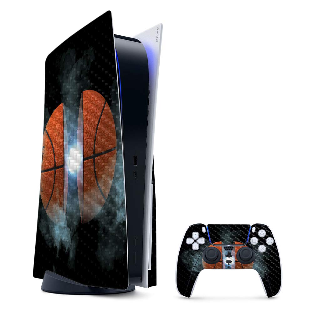 Amazon.com: MightySkins Carbon Fiber Gaming Skin for PS5 / Playstation ...