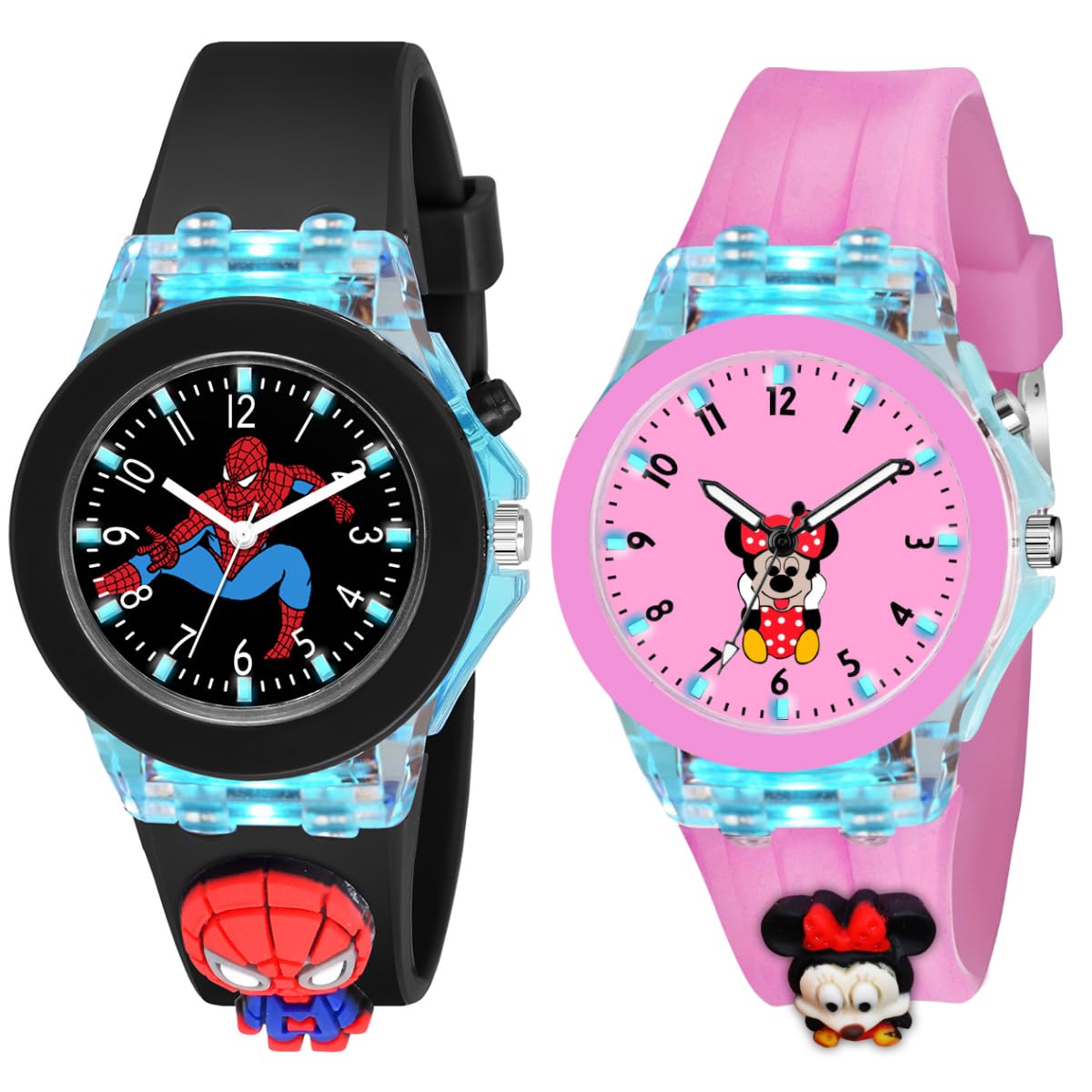 Buy ON TIME OCTUS Kids Analouge Multi-Color Light Cute 3D Cartoon ...