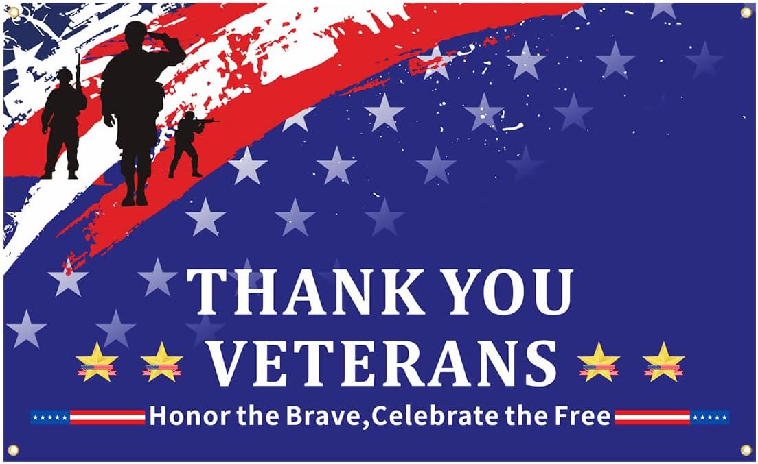 Amazon.com: ANFEST 4th of July Backdrop, Fourth of July Veterans Day ...