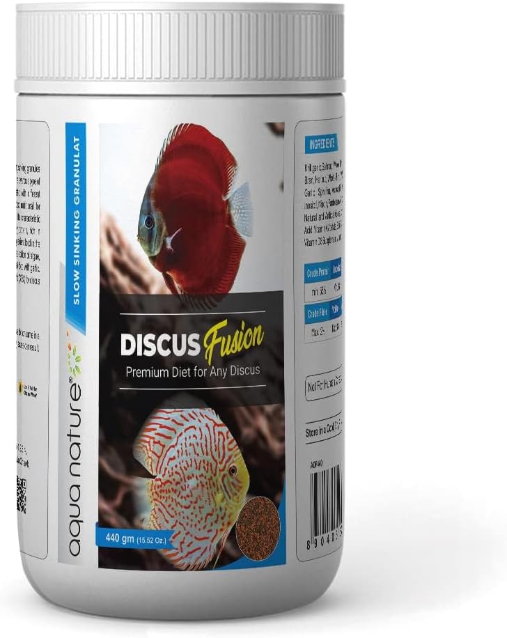 AquaNature Discus Fusion Granules Daily Diet for All Variety of Discus ...