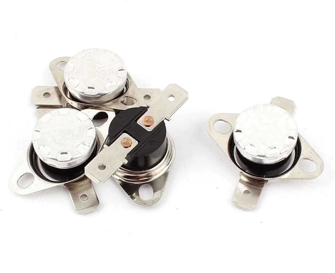uxcell 4PCS KSD301 125C 257F NC Thermostat Temperature Thermal Control ...