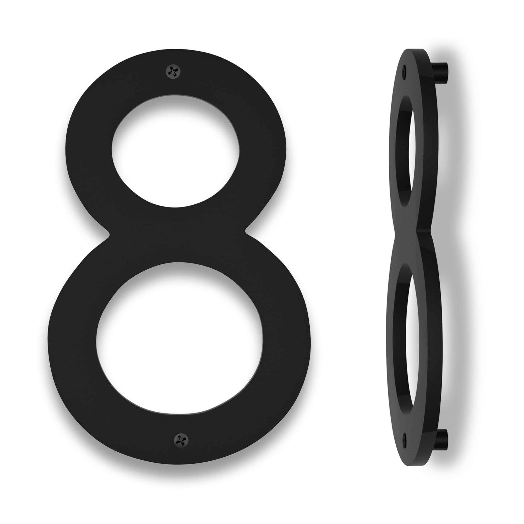 Amazon.com: 10 Inch Modern Floating House Numbers for Outside, Large ...