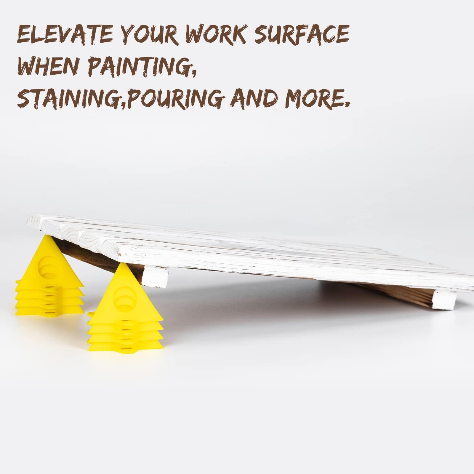 Snapklik.com : 20PCS Pyramid Stands, Mini Cone Paint Stands For Canvas ...