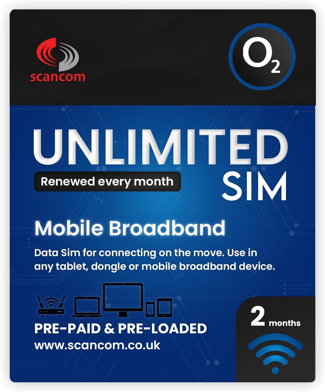 O2 Unlimited 5G Data SIM. Perfect for unlocked Phones, Routers, Tablets ...