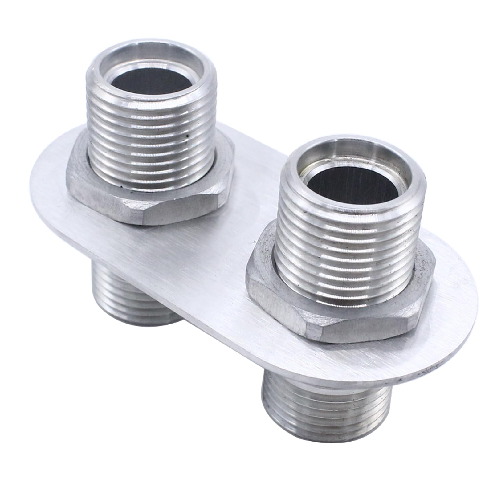 Snapklik.com : GSKMOTOR A/C Bulkhead,2-Port Billet Aluminum Heater ...