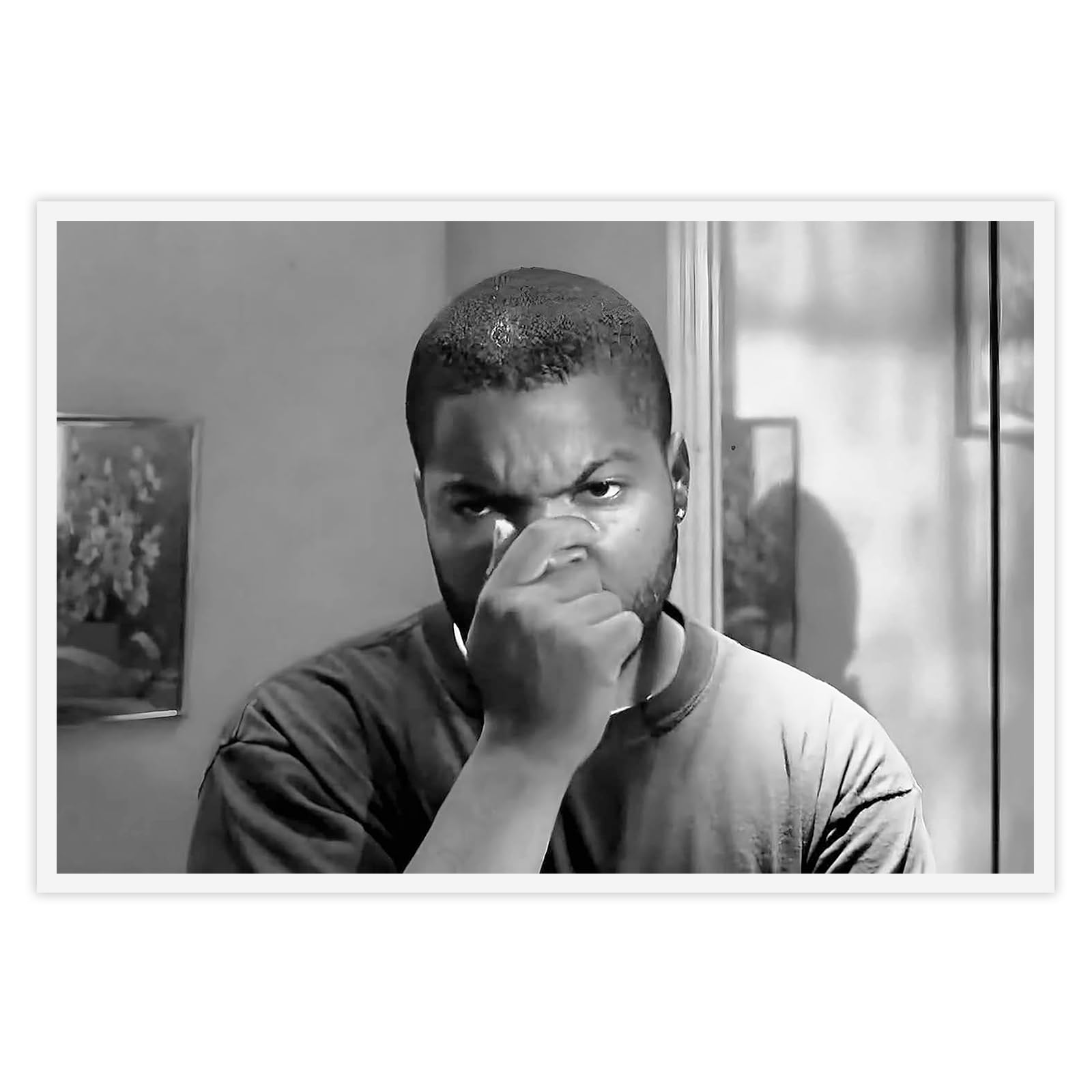 Amazon.com: AWTJIS Funny Bathroom Decor Wall Art Black and White Comedy ...