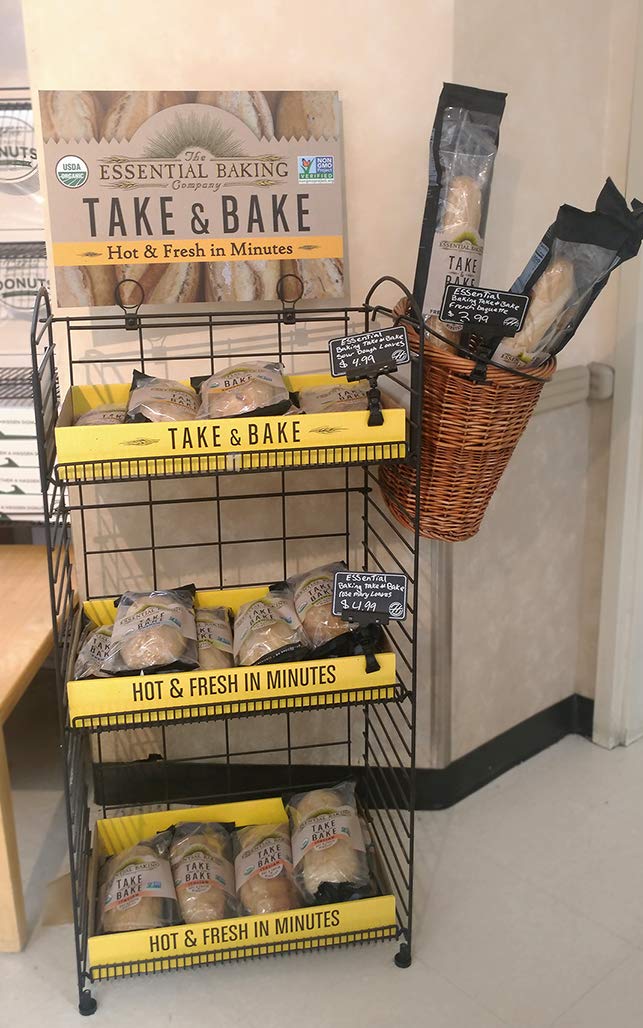 Snapklik.com : Mobile Merchandisers 5-Shelf Fold-Up Wire Display In ...