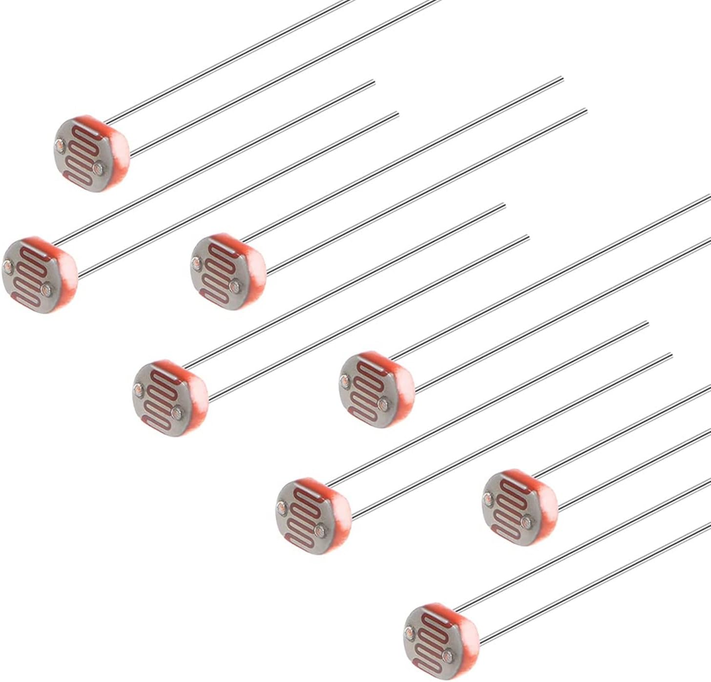 50PCS Photoresistor LDR 5mm Light-Dependent Resistor Sensor GL5516 ...