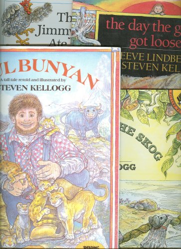 Set of 4 ; Paul Bunyan ; Island of the Skog ; Day the Goose got Loose ...