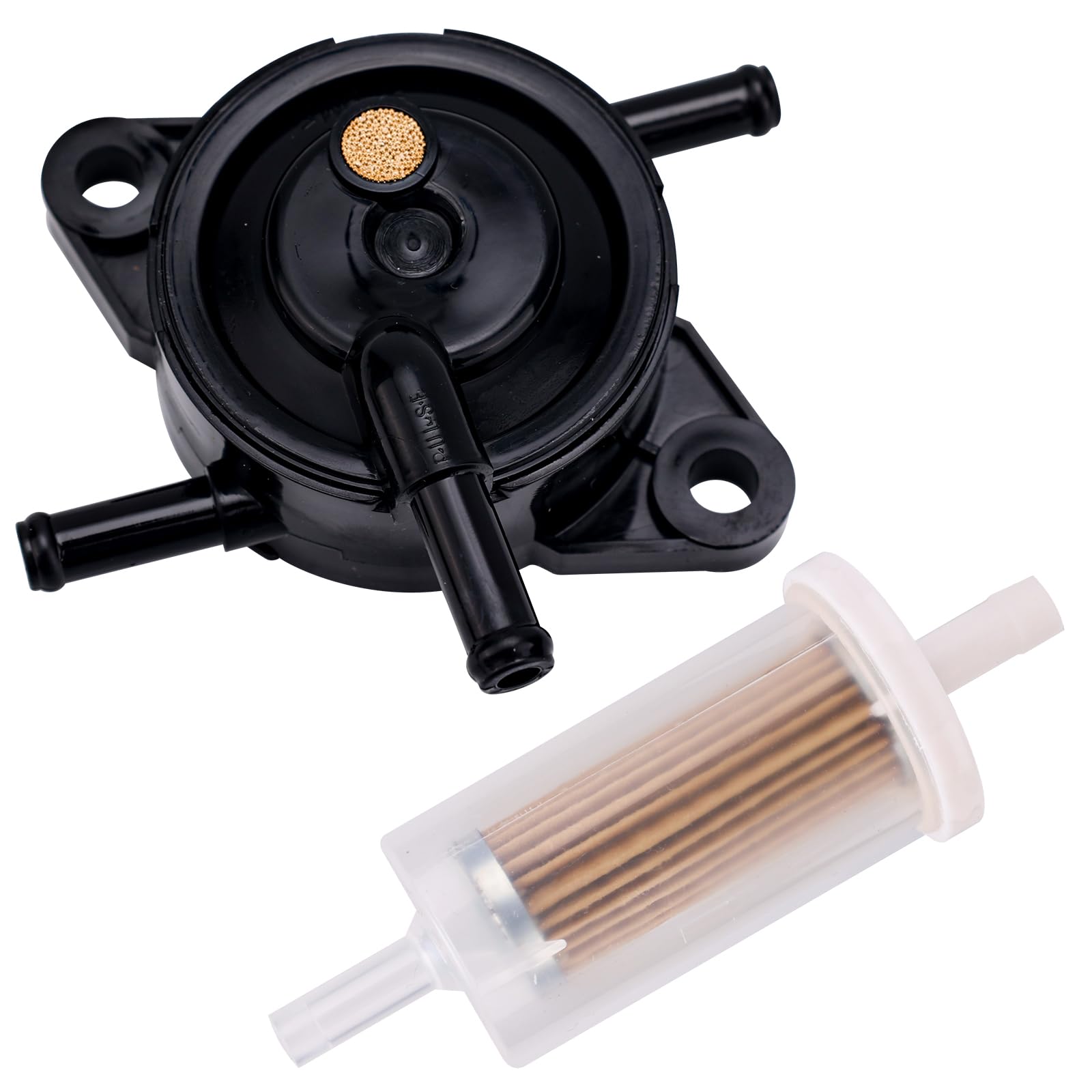 Amazon.com: Fuel Pump with Filter for Kawasaki, Lawn Mower Fuel Pump ...