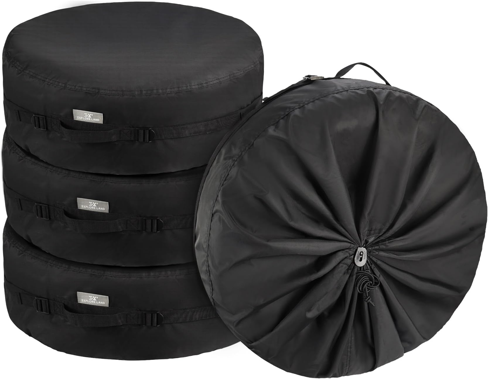 Explore Land Seasonal Tire Cover - Spare Tire Bag with Handle, Durable ...