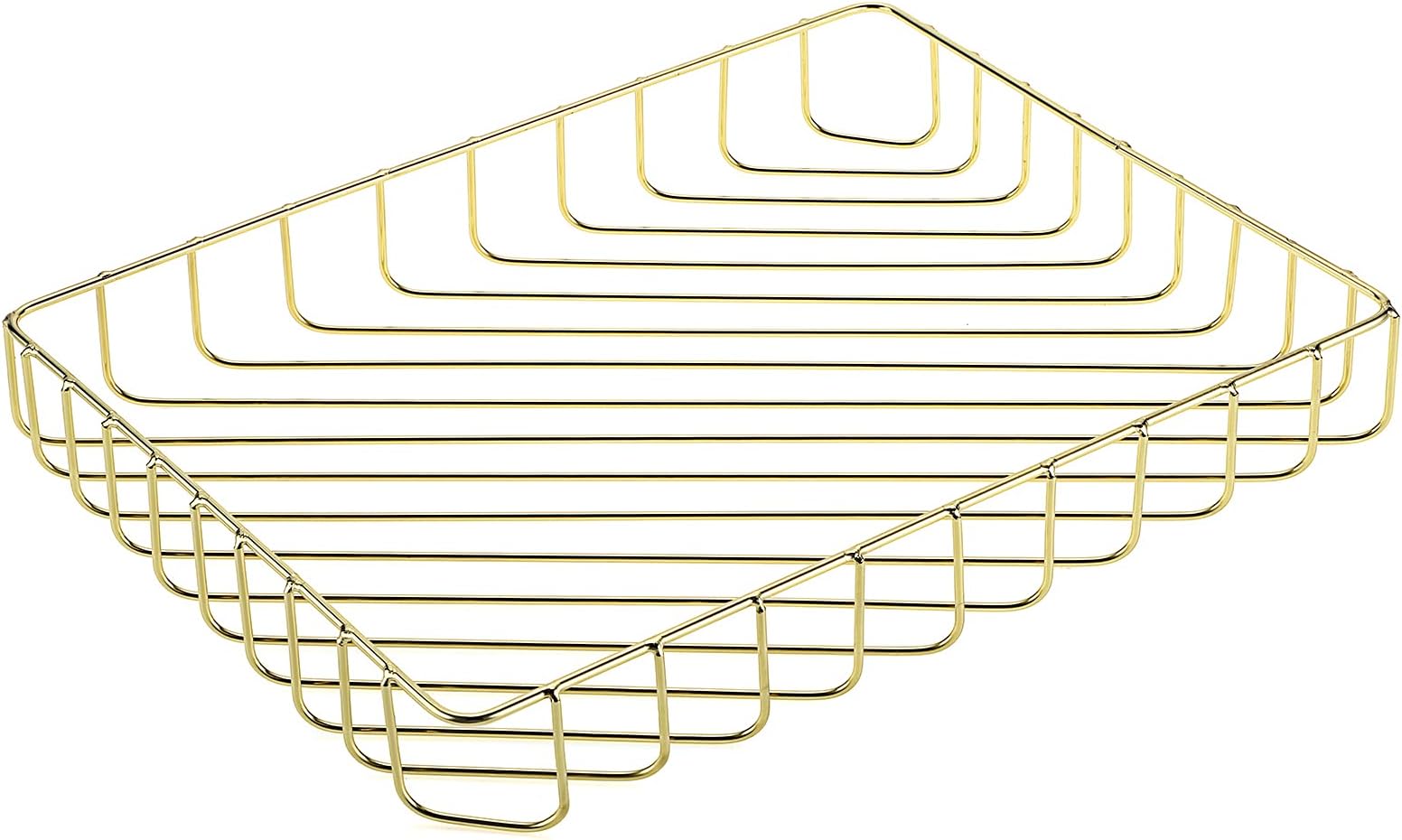 Blu Monaco Gold Stackable Letter Tray Set of 2 - Metal Wire Two Tier ...