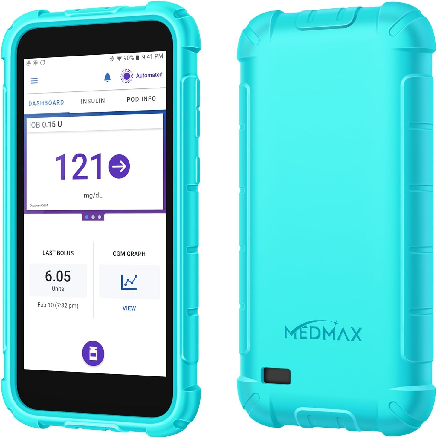 Amazon.com: Omnipod 5 Gel Skin Case- Soft Silicone Cover Designed to ...