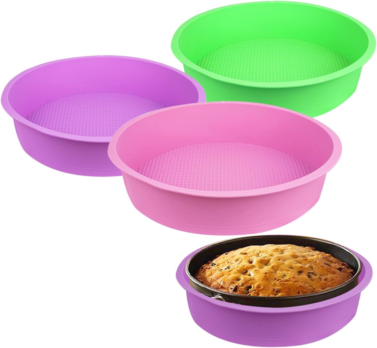 Amazon.com: 3 Pcs Springform Pan Protector, Water Bath Protector ...