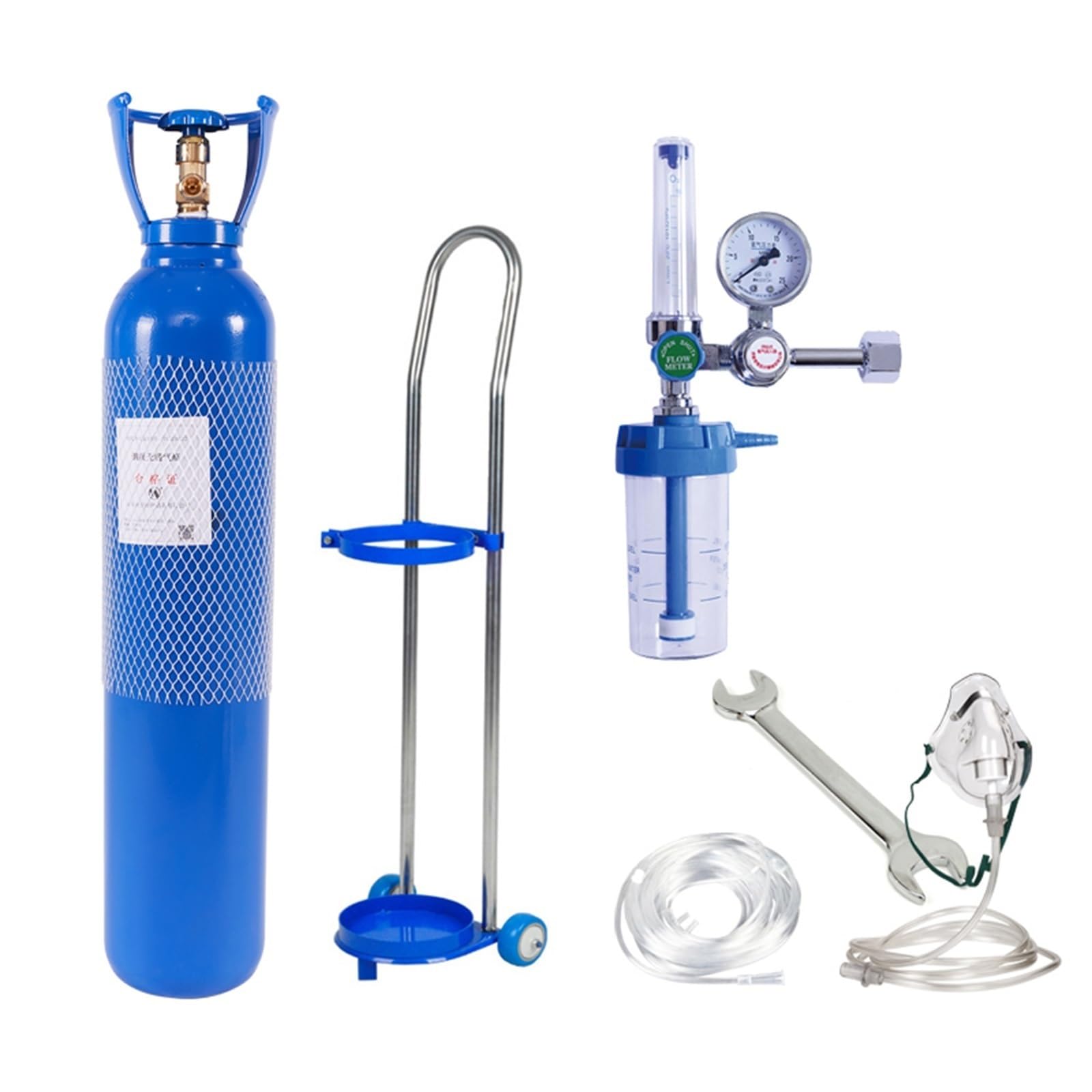 Portable Oxygen Tank And Mask OXYGEN THERAPY SET Ocean Safety