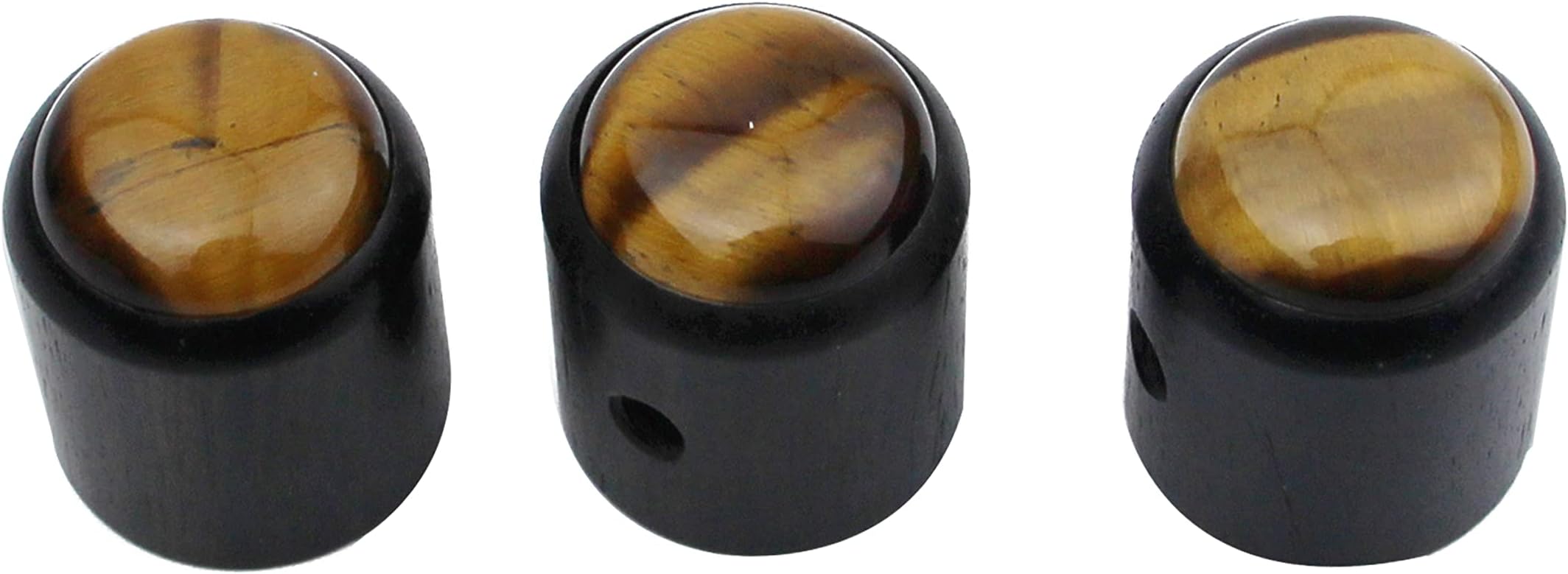 Amazon.com: Guyker Guitar Bass Ebony Potentiometer Control Knobs with 6mm Dia. Shaft Pots - 3PCS ...