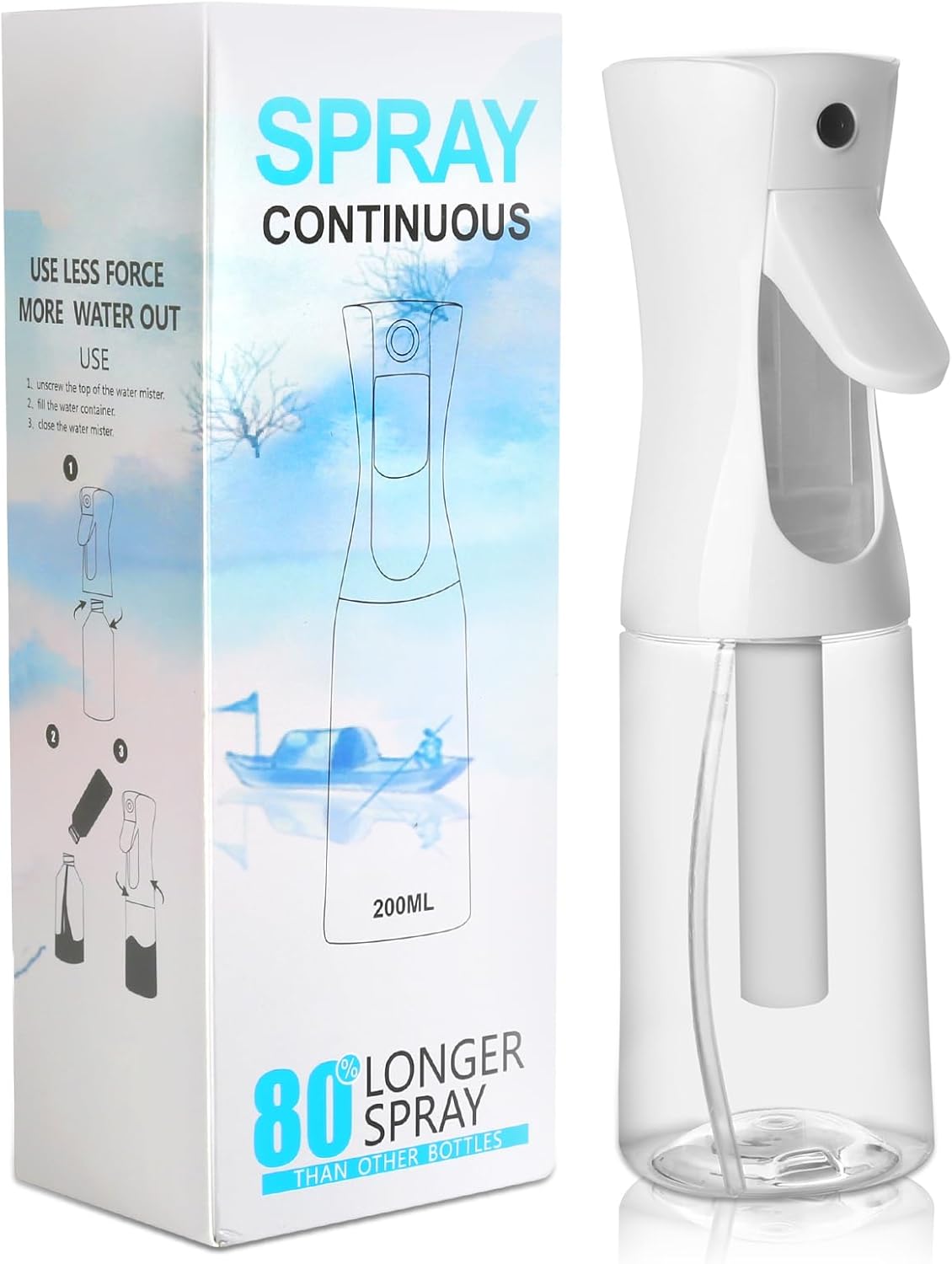 Amazon.com: Joe zlvy Empty Spray Bottle for Hair 16.9 Oz/500ml ...