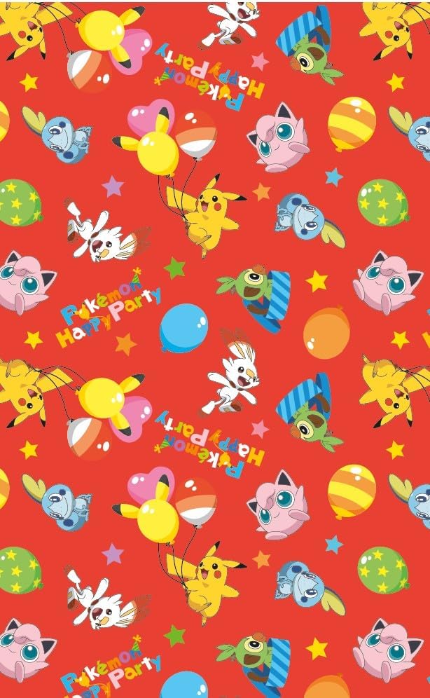 Pokemon Wrapping Paper 2M Roll Wrap Pokemon Happy Party Gift Wrap ...