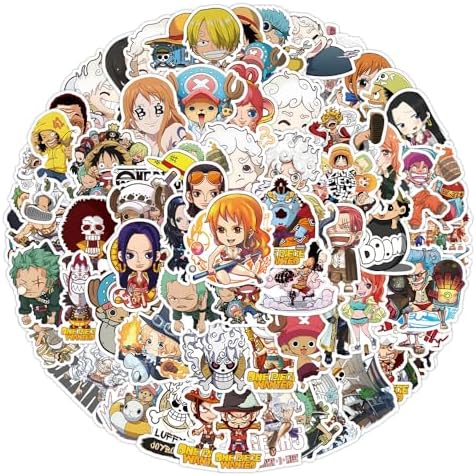 100pcs One Piece Stickers, Nami Zoro Ace Luffy Chopper Anime Sickers ...