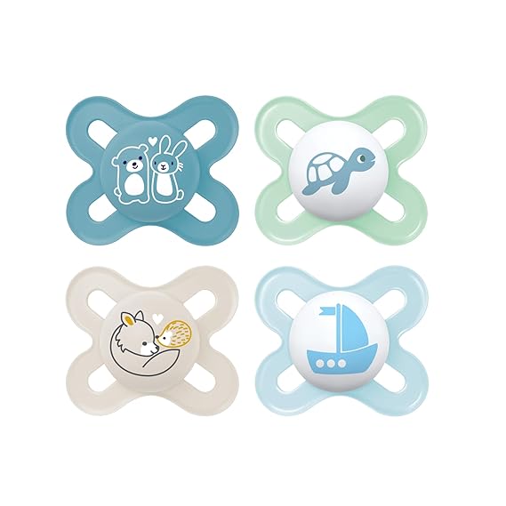 Amazon.com : MAM Original Start Matte Baby Pacifiers, Binky for 0-3 ...