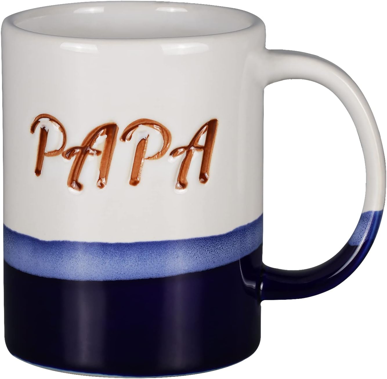 Amazon.com | Papa Best Job Ever Porcelain Burgundy Coffee Tea Mug Cup ...