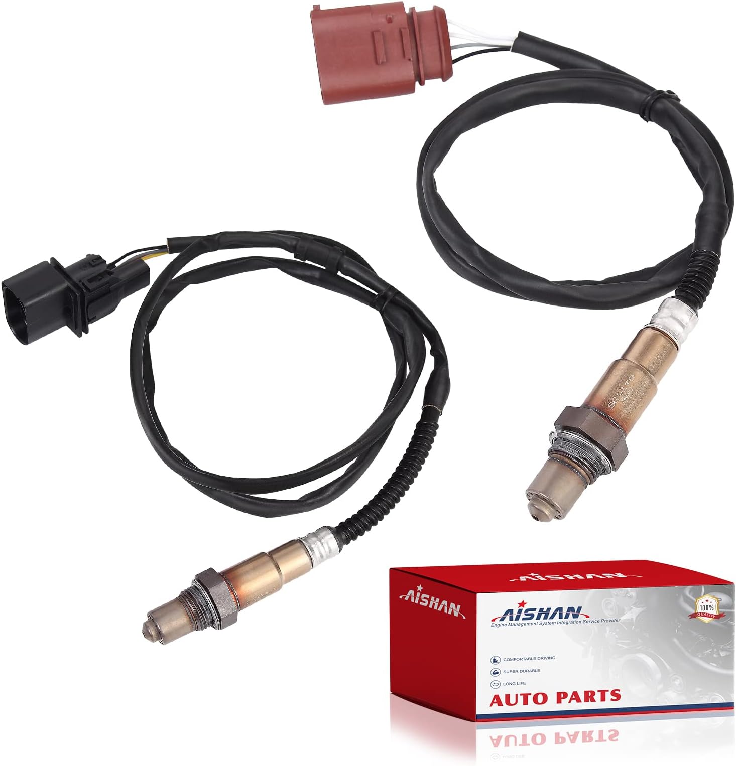 A-Premium Sensor de oxígeno O2 compatible con Audi A3/A4/A5/A6/A8/Q3/TT ...